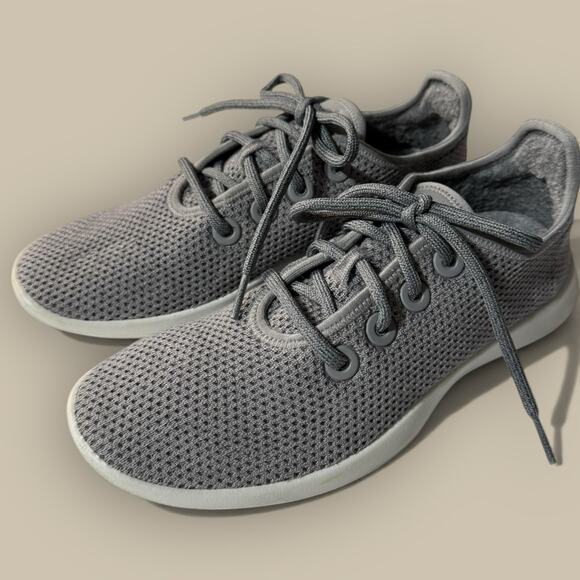allbirds | Shoes | Allbirds Tr Tree Runners Sneakers Womens 7 Gray Lace ...